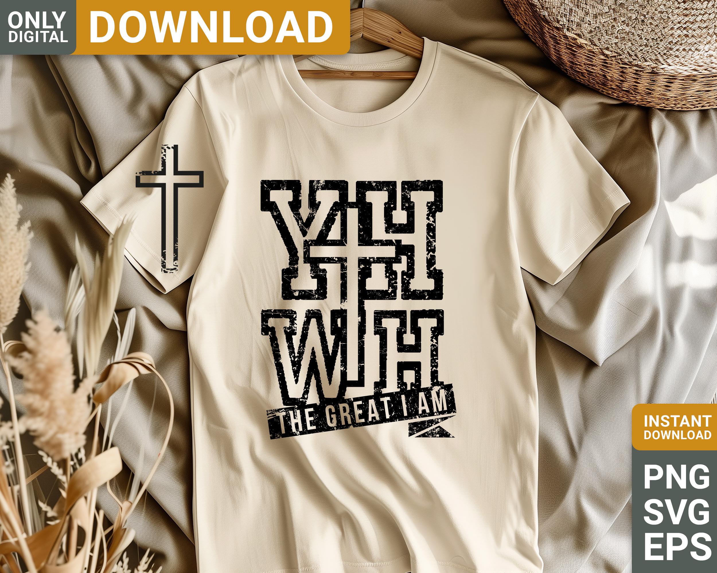 Jesus Svg Png YHWH Svg Png God Svg Png, Christian Shirt Design, Faith ...