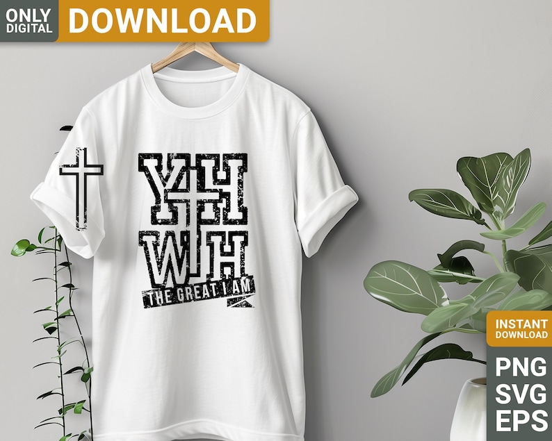 Jesus Svg Png YHWH Svg Png God Svg Png, Christian Shirt Design, Faith ...