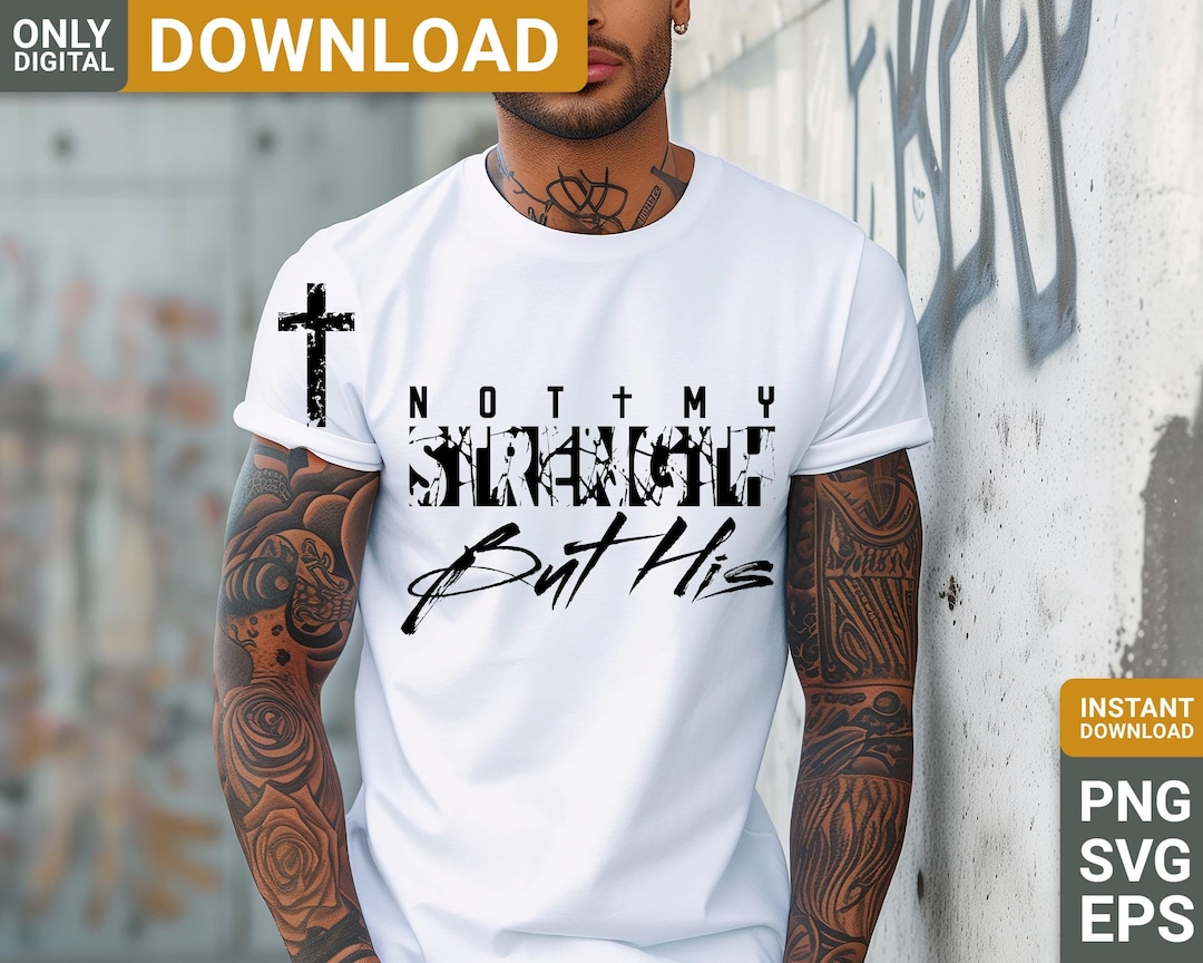 Christian Men Svg Png Shirt Design Sublimation, Bible Verse Shirt ...