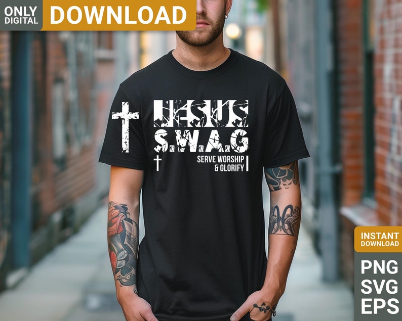 Jesus Serve Worship SVG, Christian Faith PNG (digital Download) - Etsy