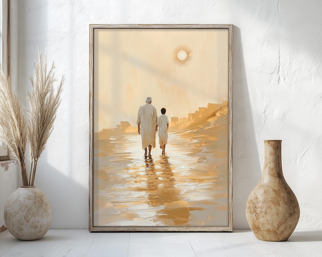 Prodigal Son Modern Art Printable, Christian Wall Art, Bible Verse Art ...