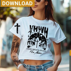 Retro YHWH Lungs Christian Svg, Yahweh Svg, Every Breath Speak His Name ...