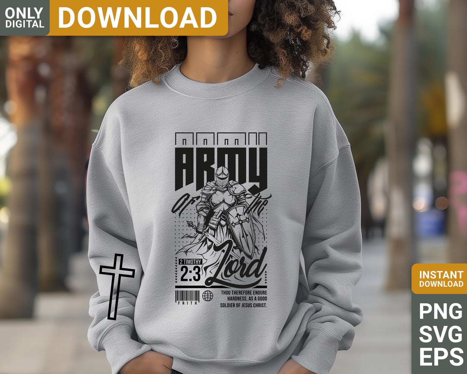 Army of the Lord Svg PNG, Armor of God SVG Png, Christian Shirt Design ...