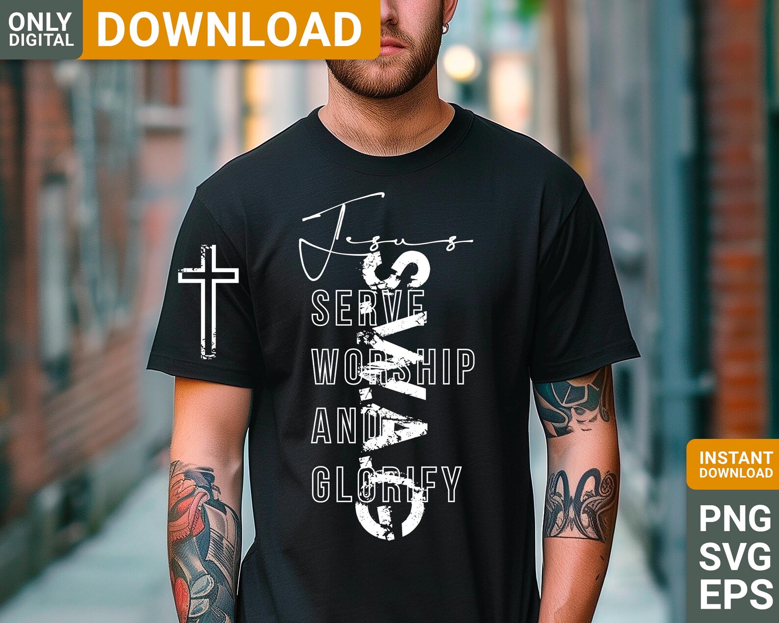Jesus Swag SVG PNG, Christian Serve Worship Glorify (digital Download ...