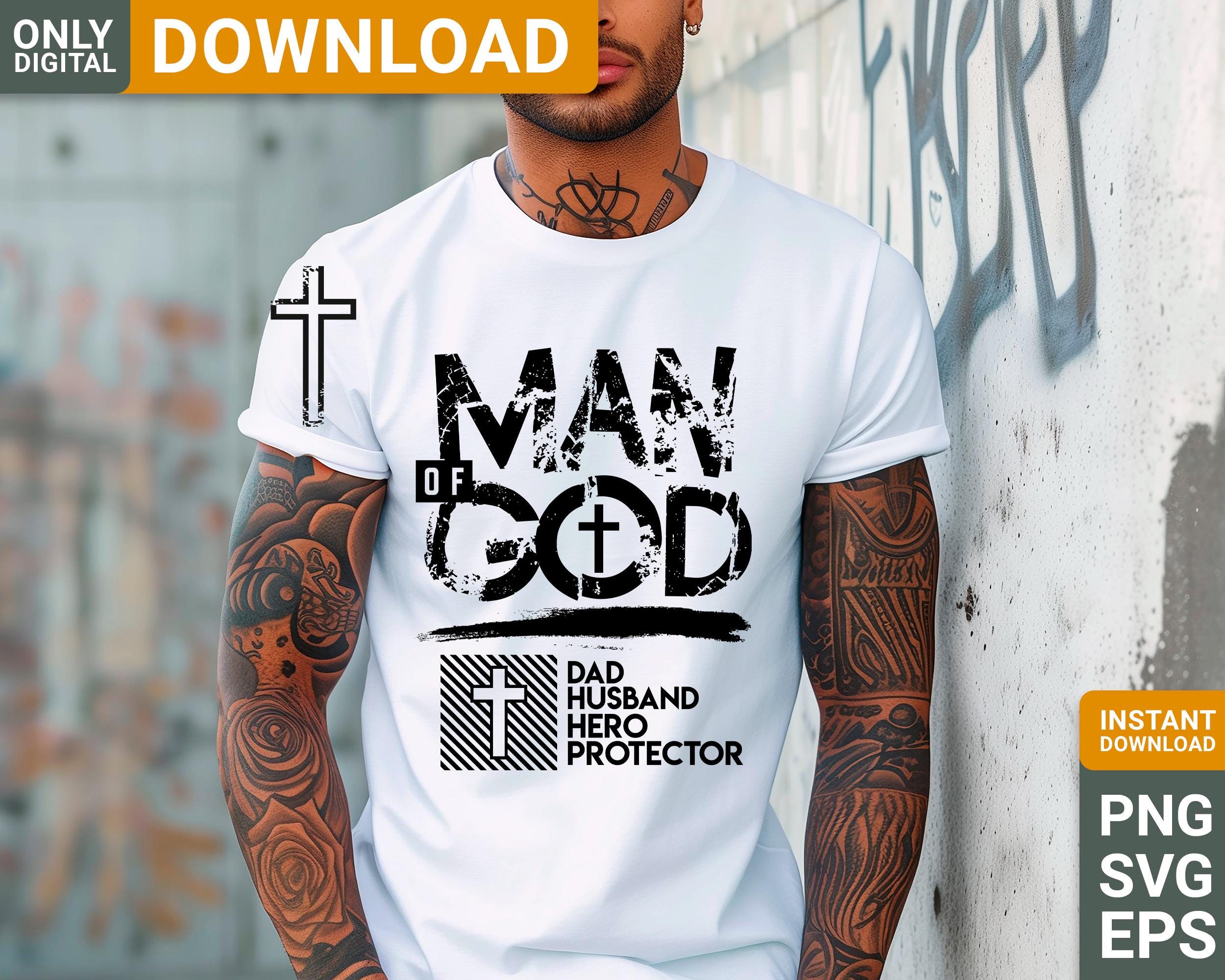 Man of God Svg, Jesus Svg, Cross SVG, Christian Svg Png, Man of Faith ...