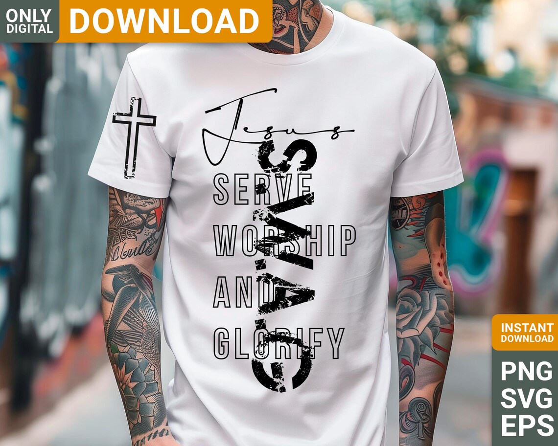 Jesus SWAG Svg Png, Serve Svg, Worship Svg, Glorify Svg, Christian Svg ...
