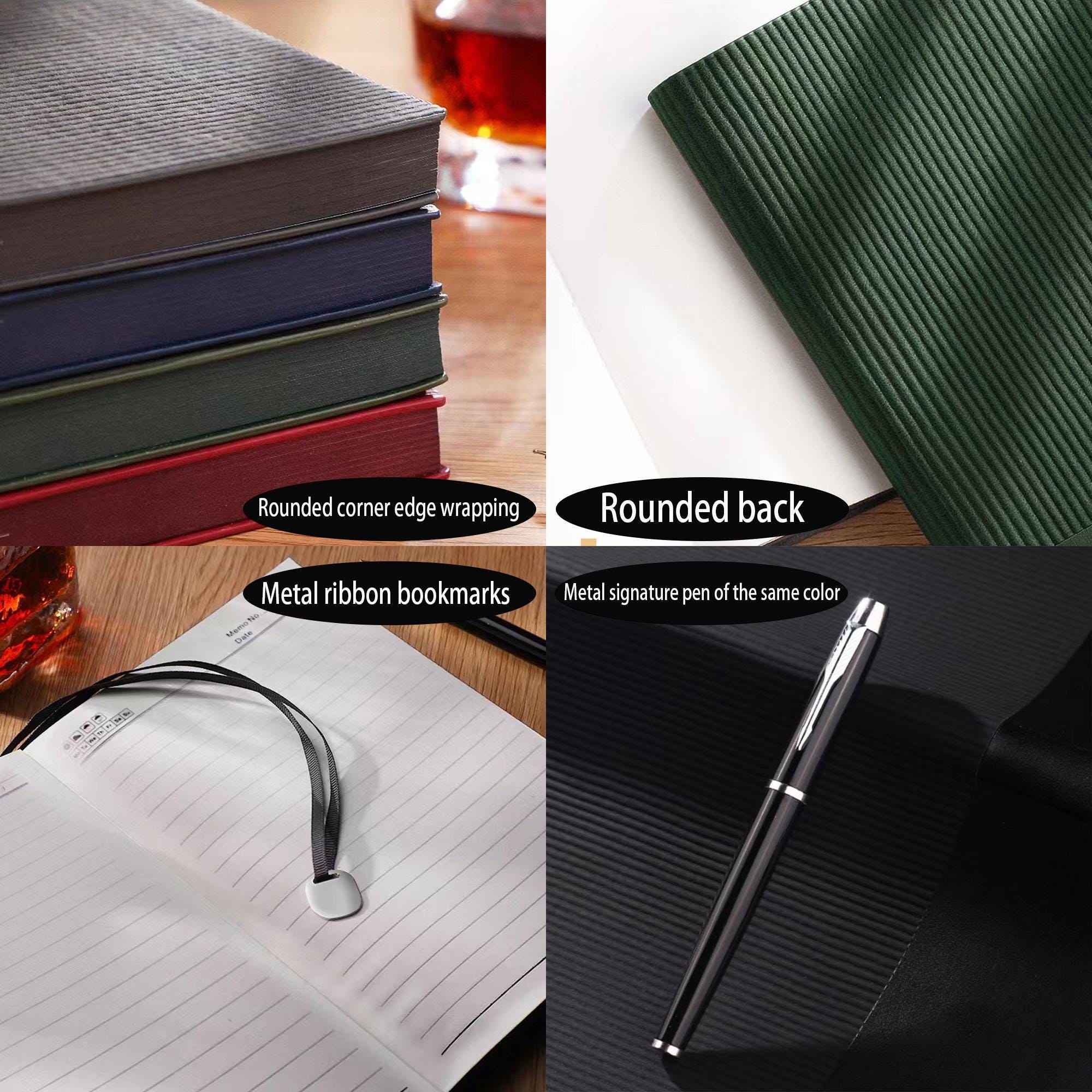 Personalized Leather Journal Set, A5 Notebook and Pen Set, New Job or ...