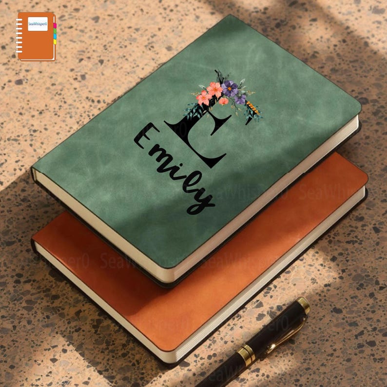 Custom Notebook, Personalized Journal With Pen Loop, Bespoke Diary With ...