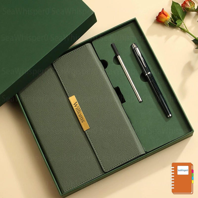 Notebook and Pen Set - Etsy