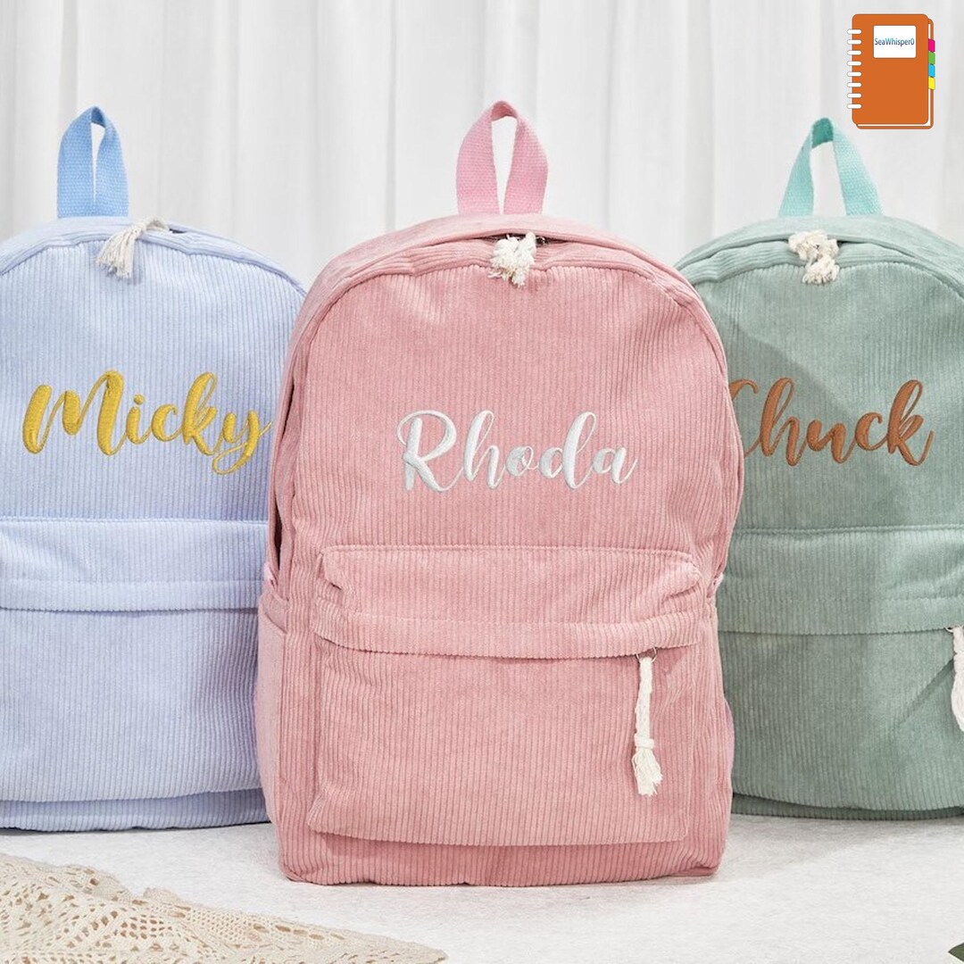 Personalized Toddler Backpack, Custom Preschool Book Bag, School Bag ...