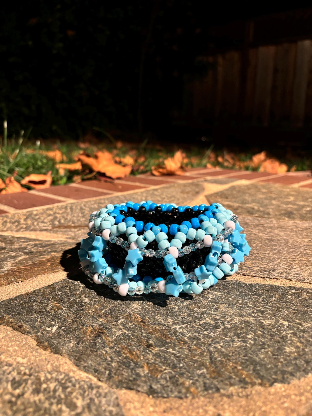 Kandi Sky Blue Carousel Cuff Carousel Rainbow Set - Etsy