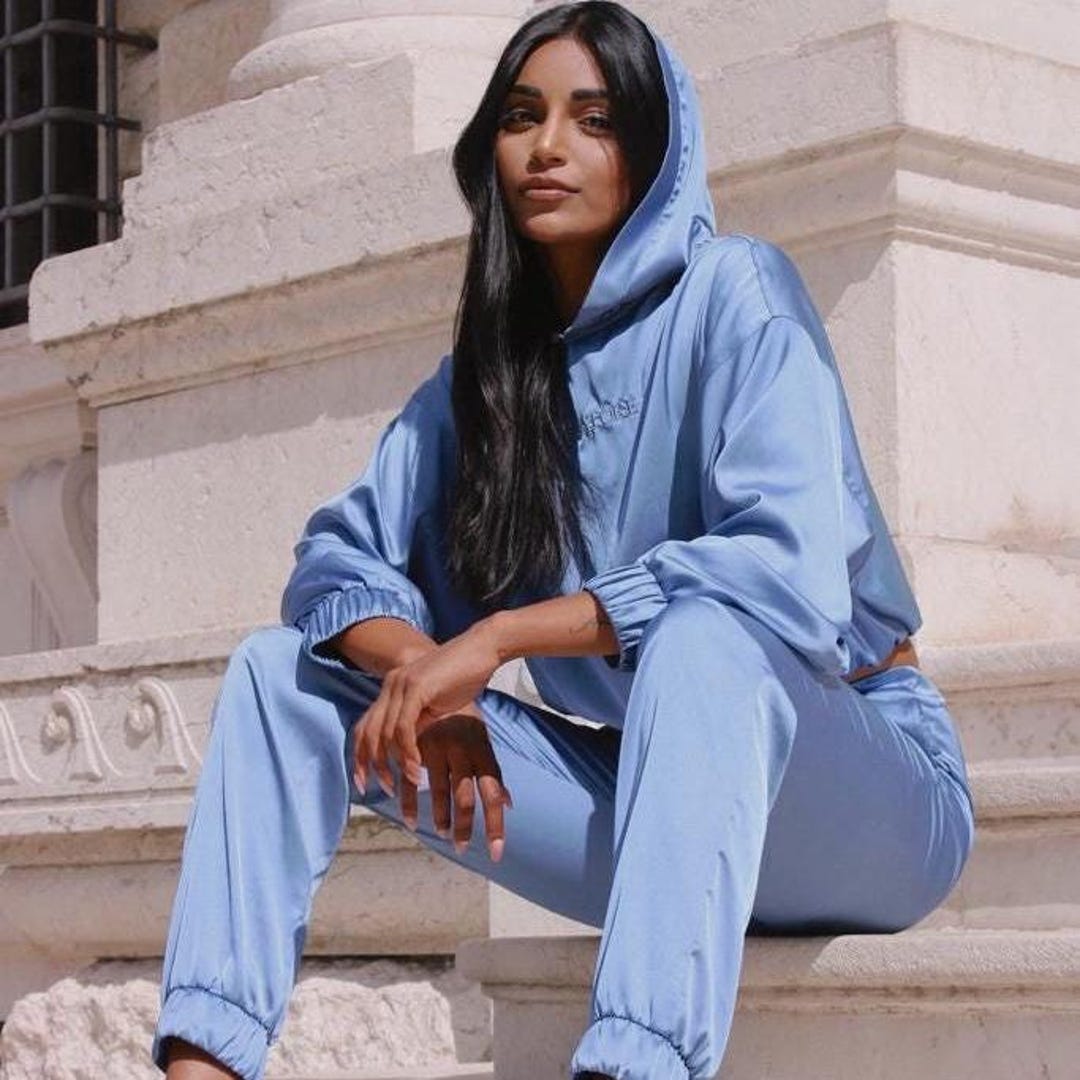 Satin Tracksuit - Etsy