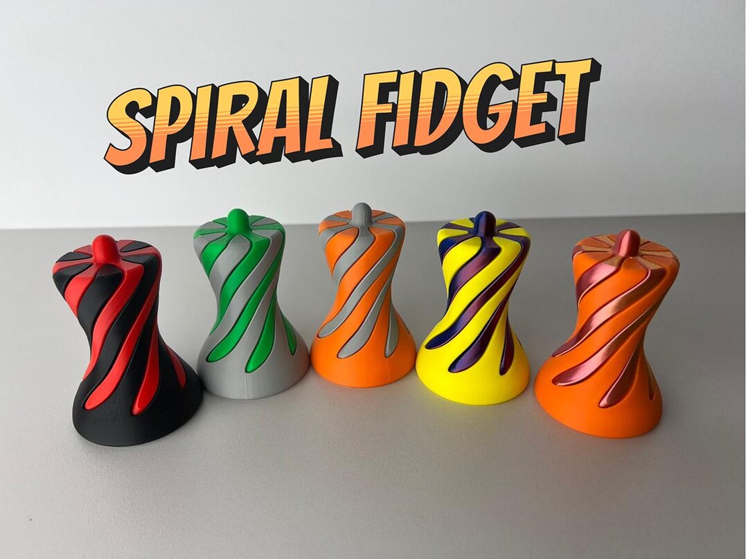 Spiral Fidget Passthrough, Fidget Toy, Stress Relief Toy, - Etsy