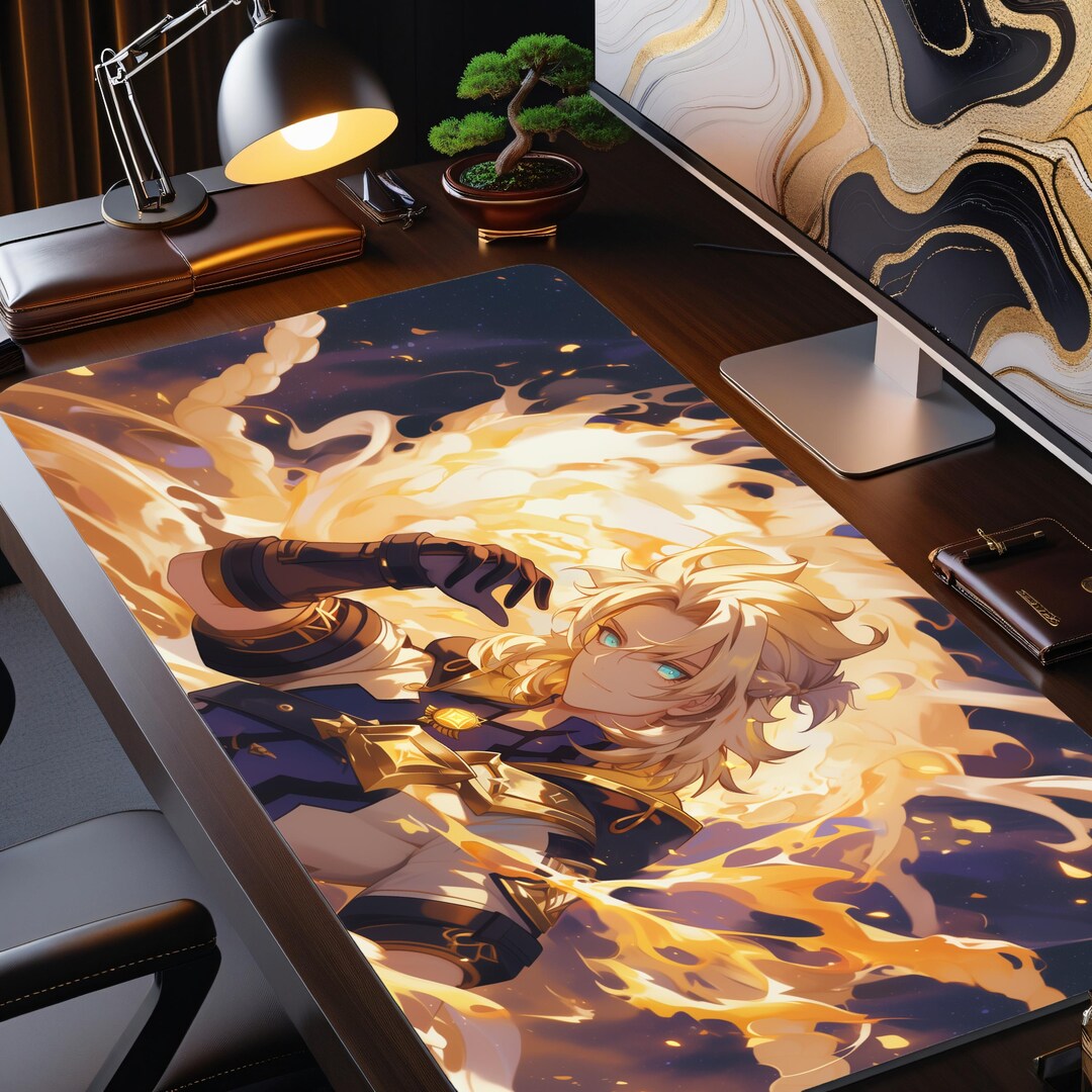 Light Albedo Premium Anime Design Mouse Pad Genshin Impact Inspired ...