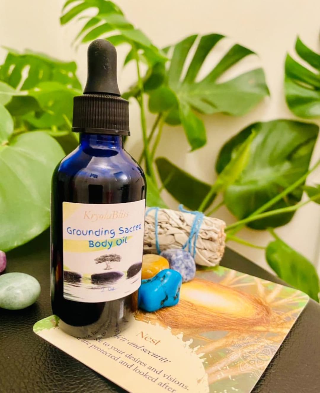 Grounding Sacred Body Oil – Earthy Essential Oil Blend for Calm ...