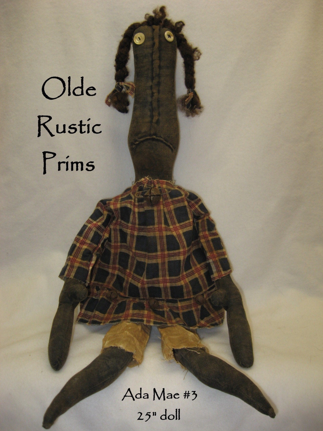Ada Mae Primitive 25 Black Doll Unique Hands and Feet - Etsy