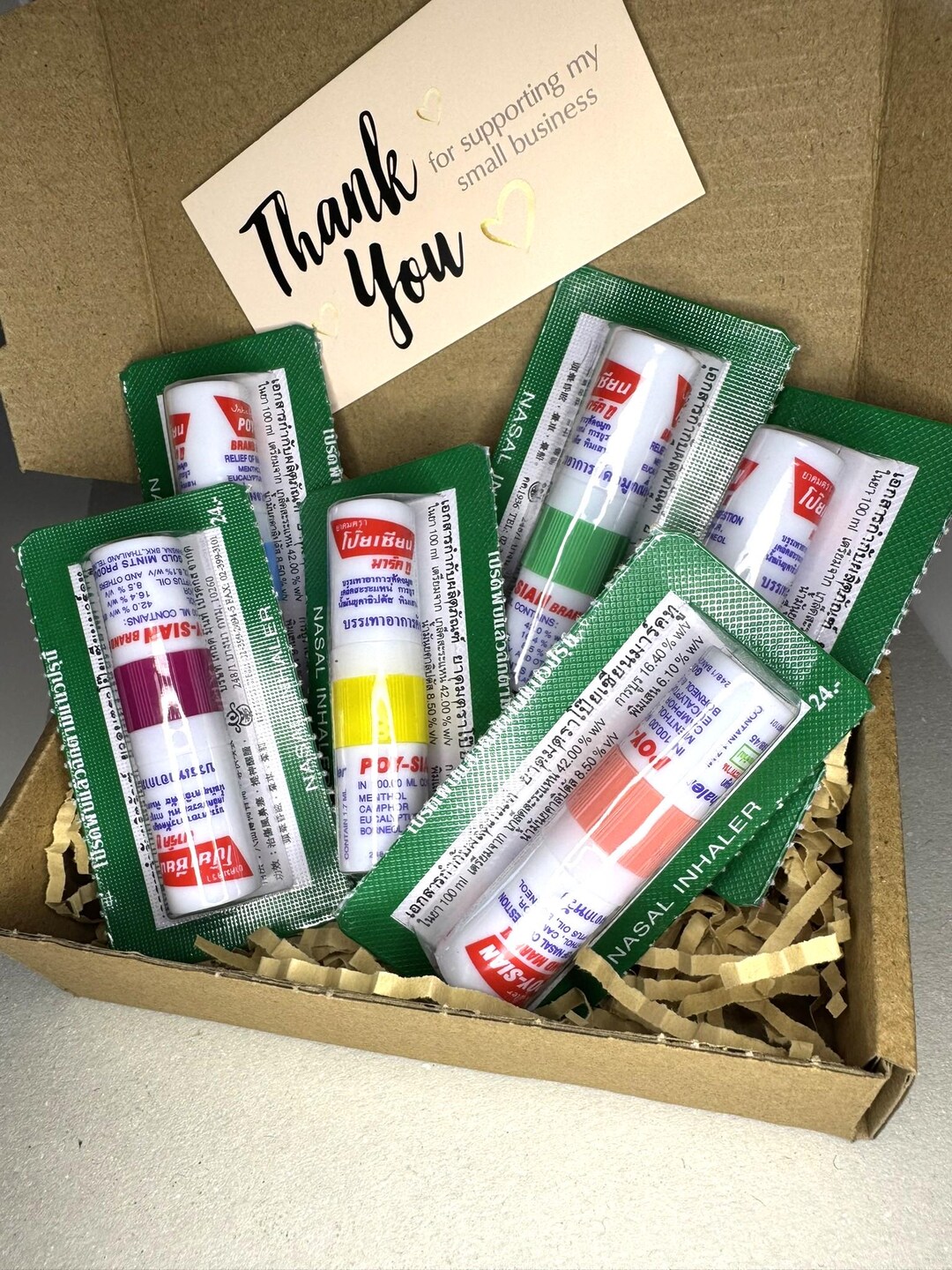 6x POY SIAN Inhaler Pen / Inhaler / Smelling Pen With Aroma - Thailand ...