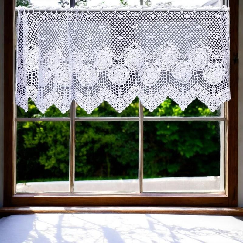 Crocheted Valance - Etsy