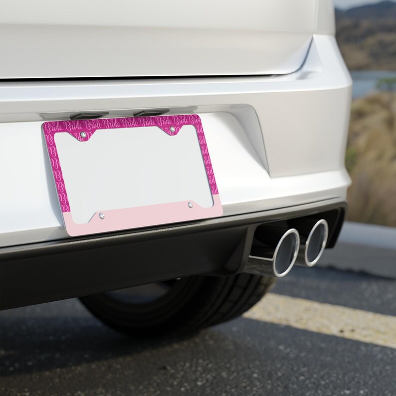 License Plate Frame for Bride to Be Car Accessory Gift for Wedding ...