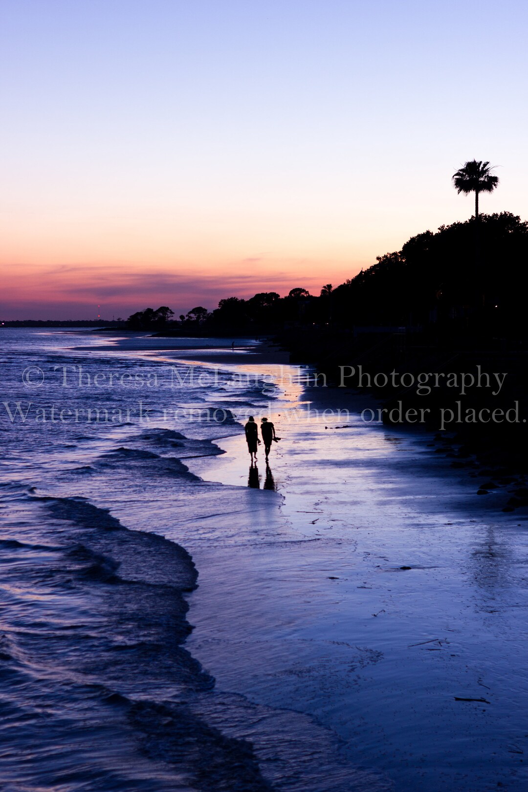St. Simons Island Sunset, St. Simons Island, Georgia, Colorful Wall Art ...