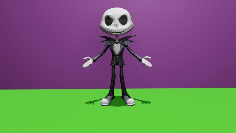 Jack Skellington STL 3D File - Etsy