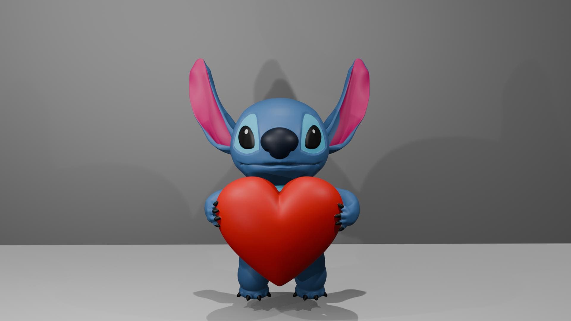 Stitch and Heart File STL 3D - Etsy