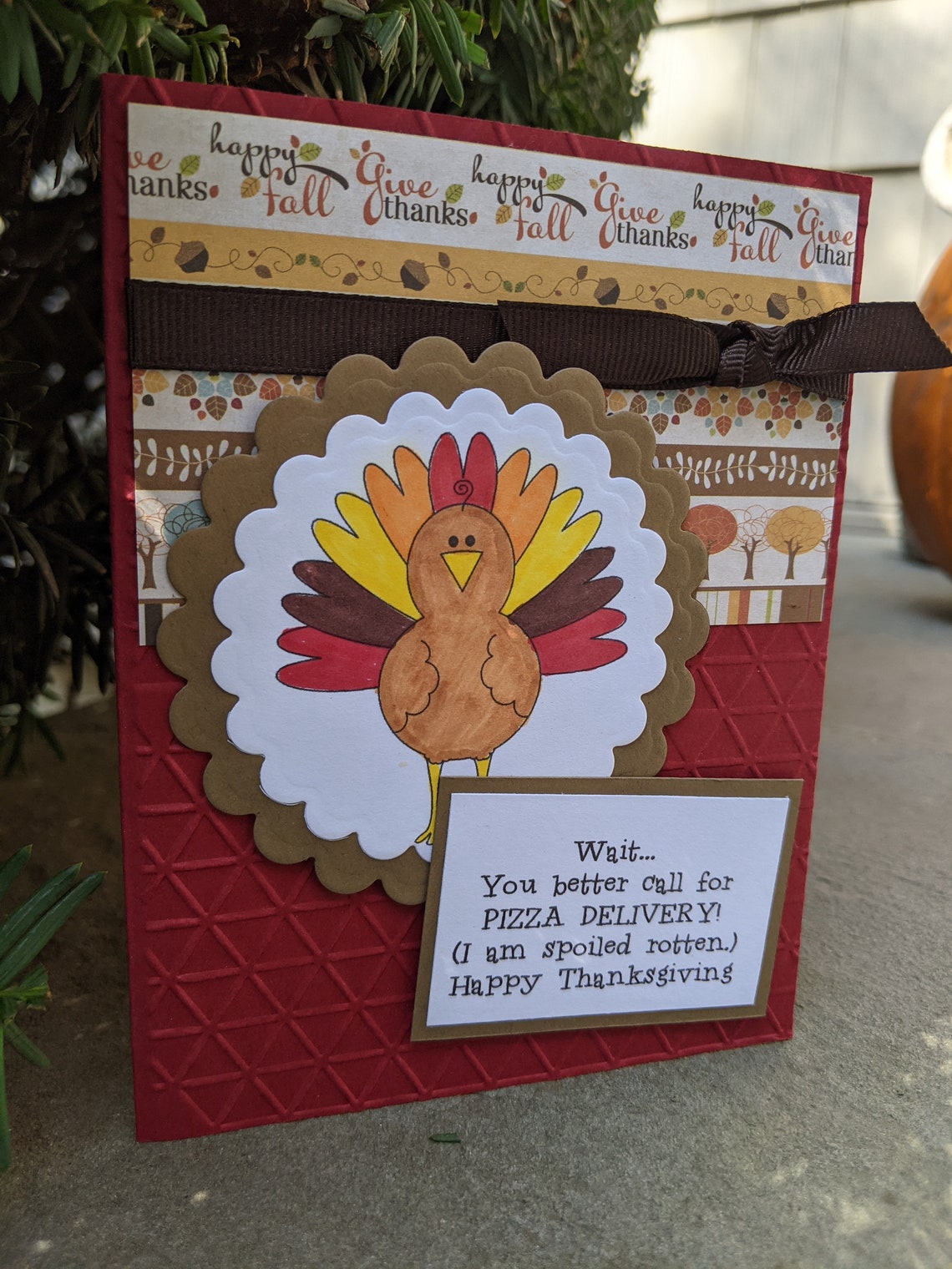 Autumn Greeting, Thanksgiving Cards, Pumpkins, Children's Card, Turkey ...