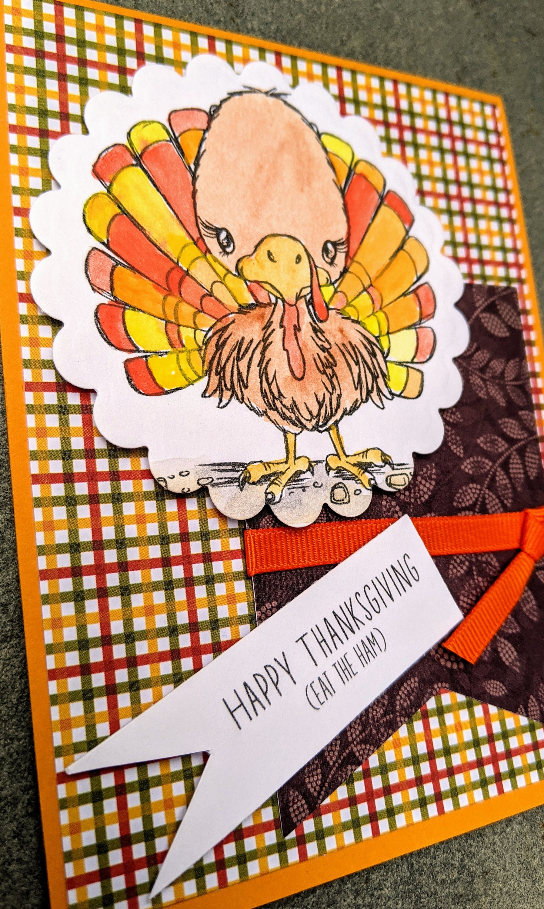 Thanksgiving Cards, Children's Card, Turkey, Handmade Card ...