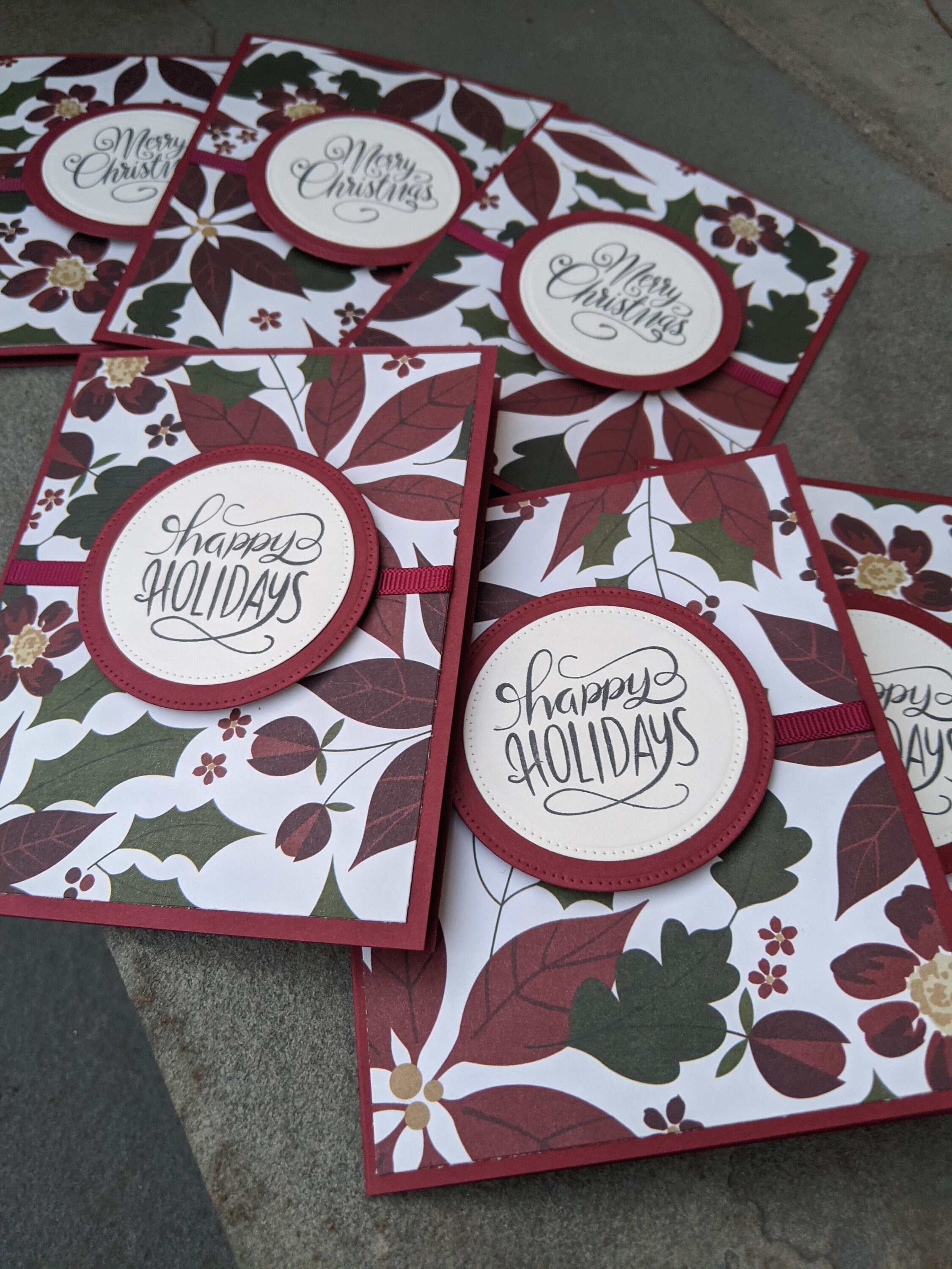 Card Set of 6 Christmas Cards - Etsy
