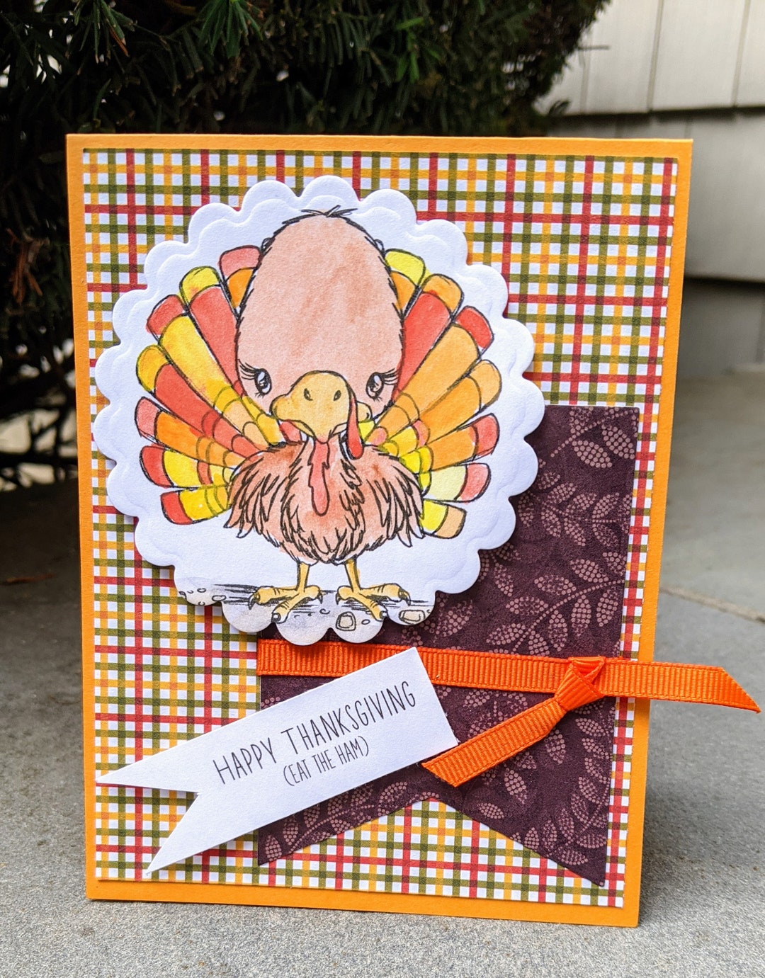 Thanksgiving Cards, Children's Card, Turkey, Handmade Card ...
