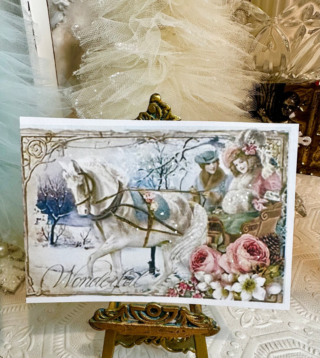 Antique Victorian Style Nativity Christmas Postcards Love - Etsy