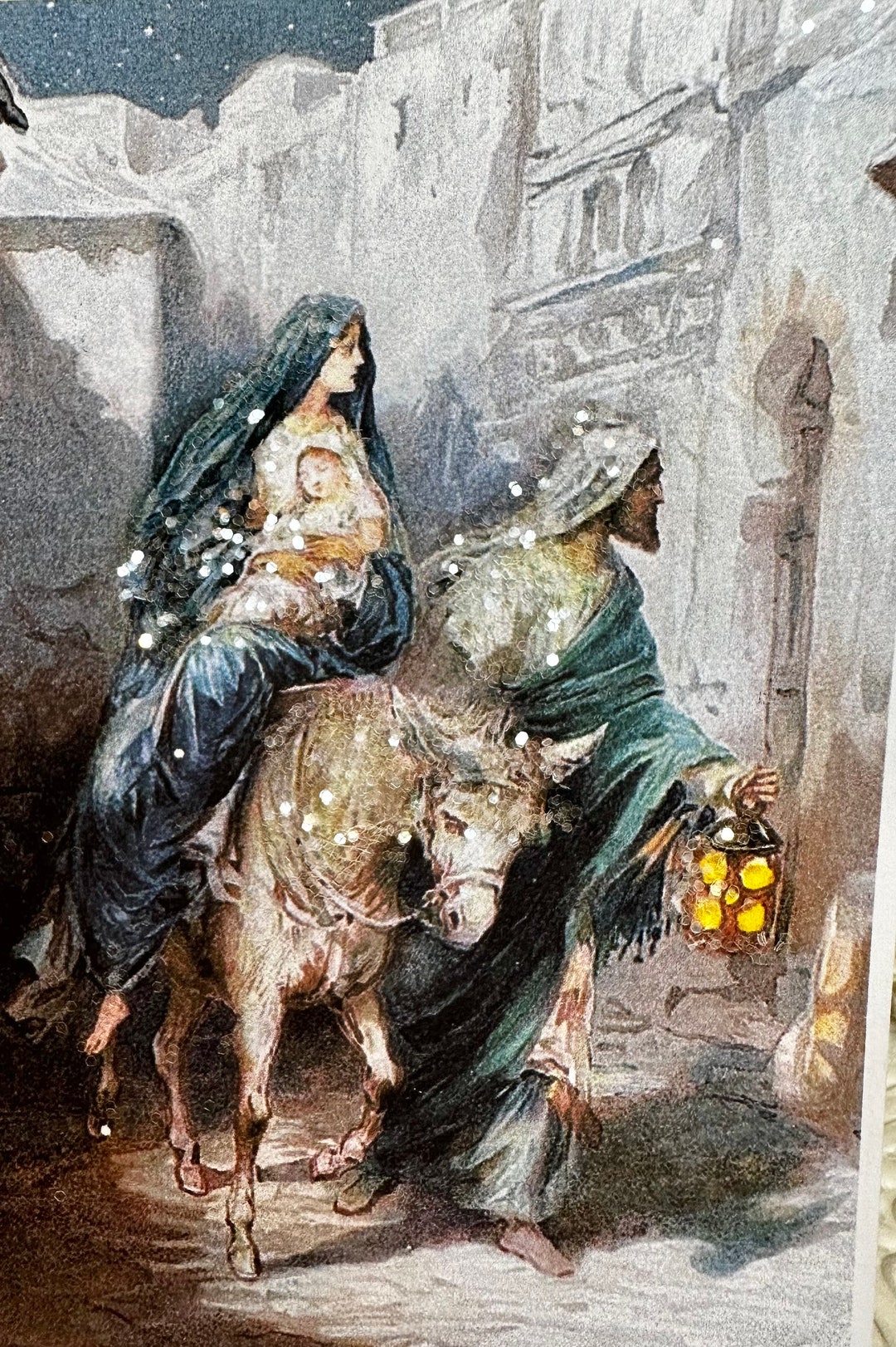 Antique Victorian Style Nativity Christmas Postcards Jesus Mary on ...