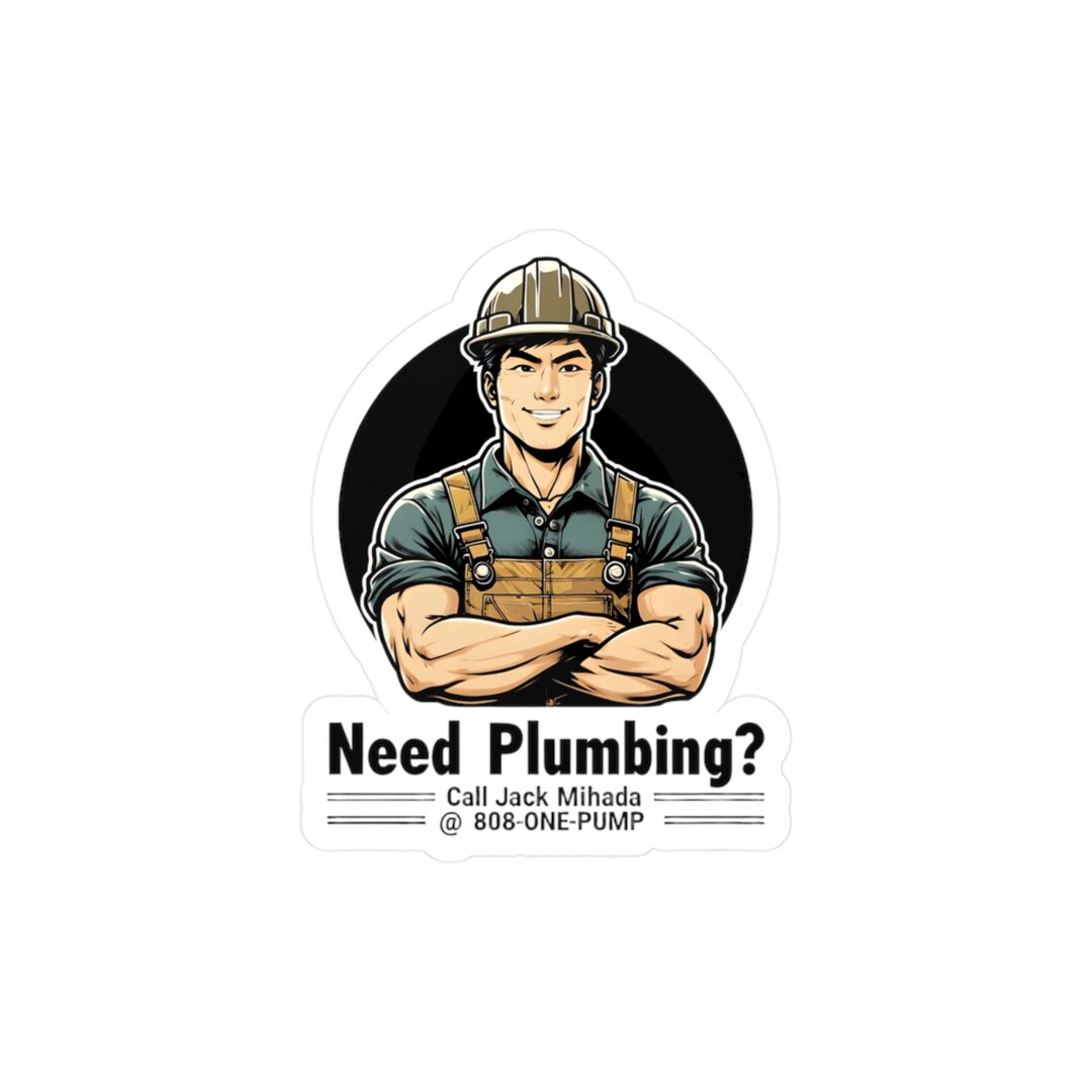 Handyman Vinyl Decals, Custom Stickers for Home Decor, Plumbing Humor ...