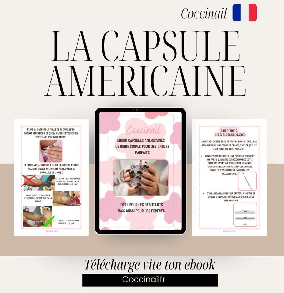 American Capsules Ebook: the Simple Guide to Perfect Nails - Etsy