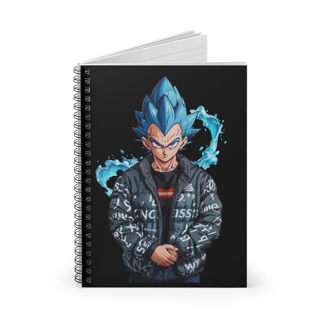 Vegeta Super Saiyan God Spiral Notebook for Fans, Perfect for Note ...