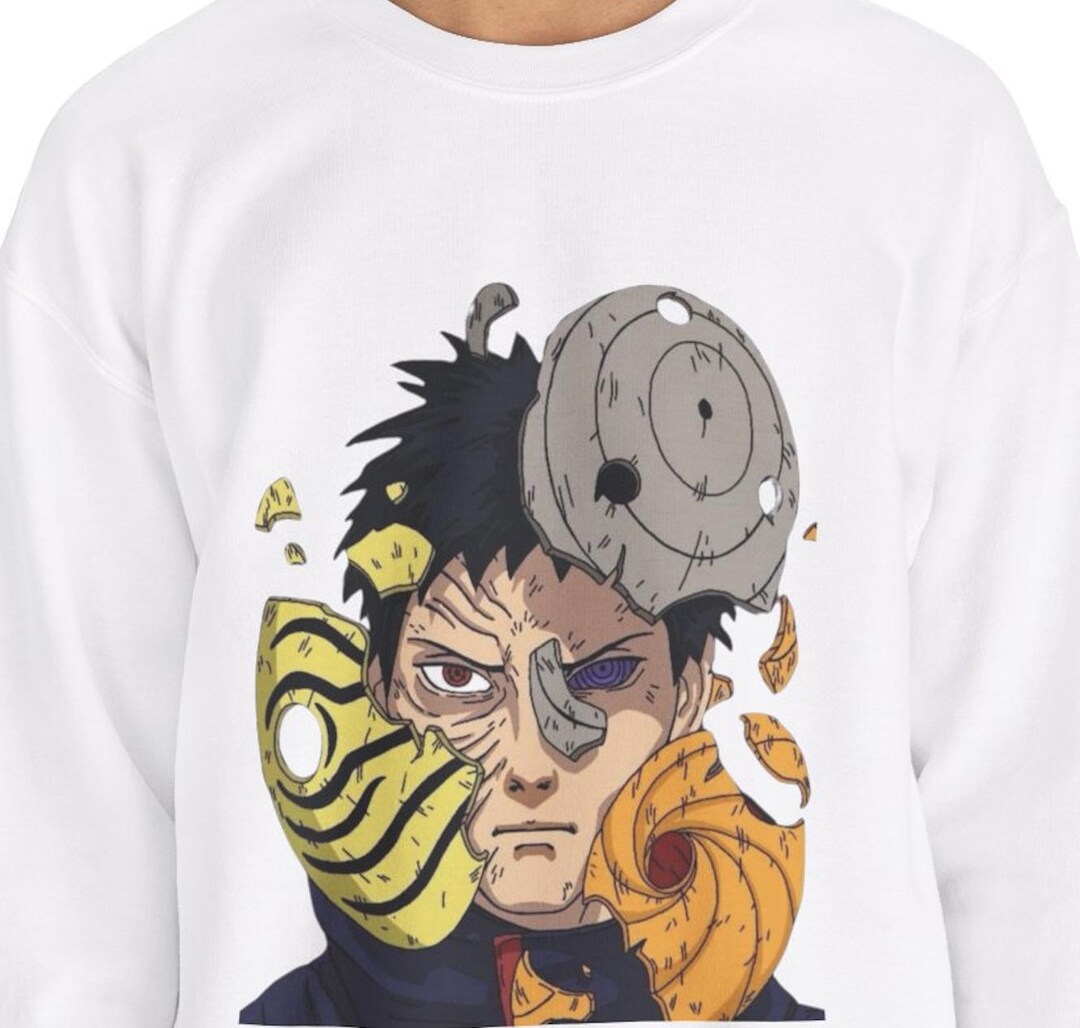 Naruto Anime Inspired Obito Uchiha Sharingan Gildan® Sweatshirt ...