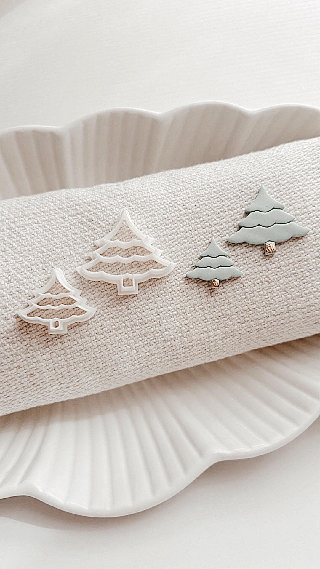 Pine Tree Shaped Polymer Clay Cutter | Winter Scene Clay Cutter | Tree Scape Clay Cutter ...