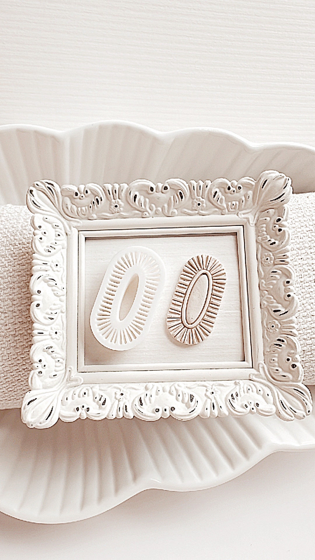 Ruffle Oval Clay Cutter Boho Style Clay Cutter - Etsy