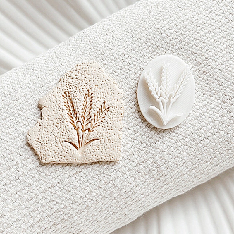 Wheat Pottery Stamp - Etsy