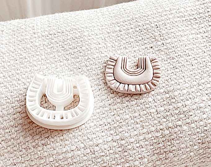 Venetian Ruffle Arch Embossed Polymer Clay Cutter Canadian Clay Company ...