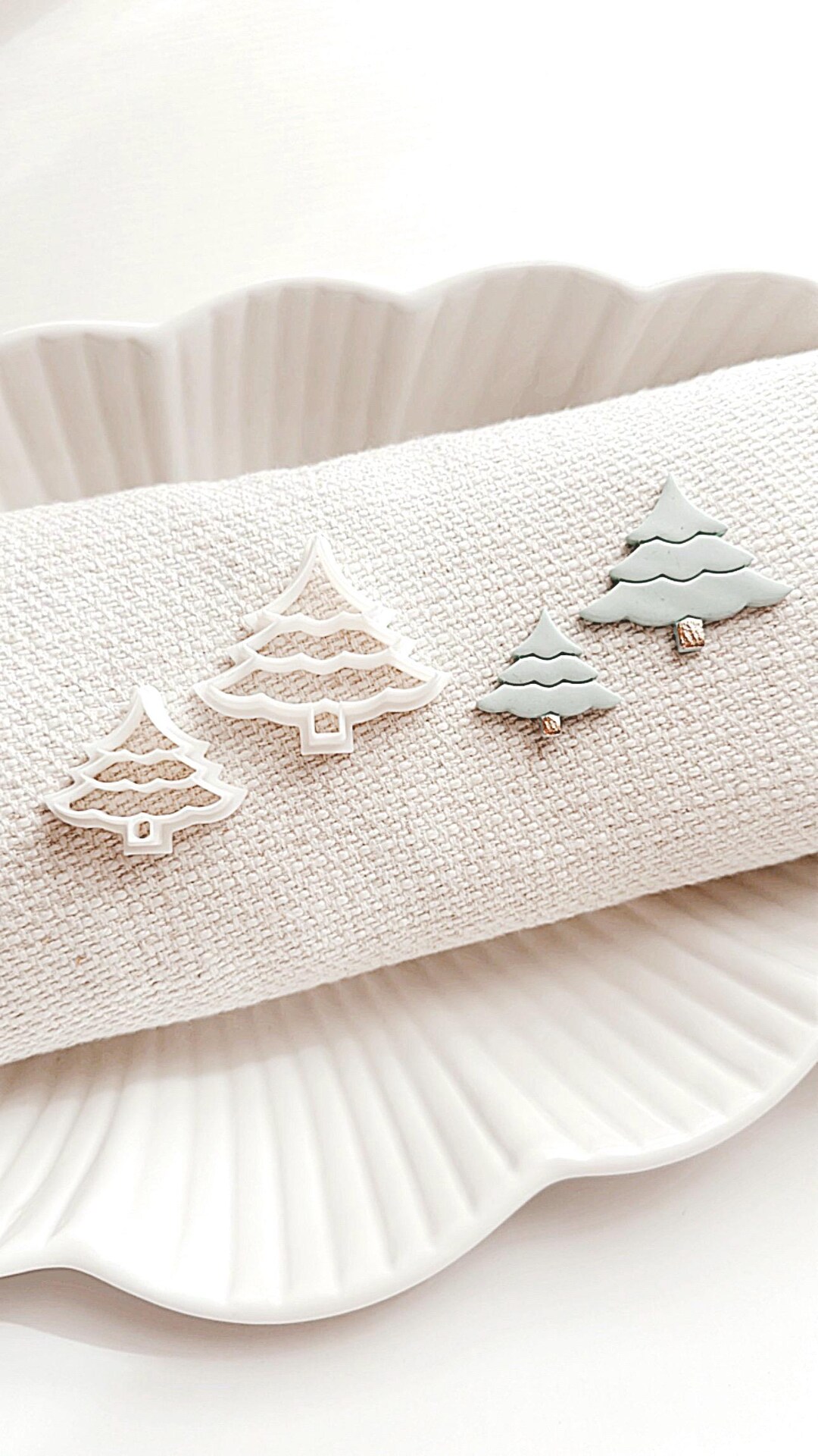 Pine Tree Shaped Polymer Clay Cutter | Winter Scene Clay Cutter | Tree ...