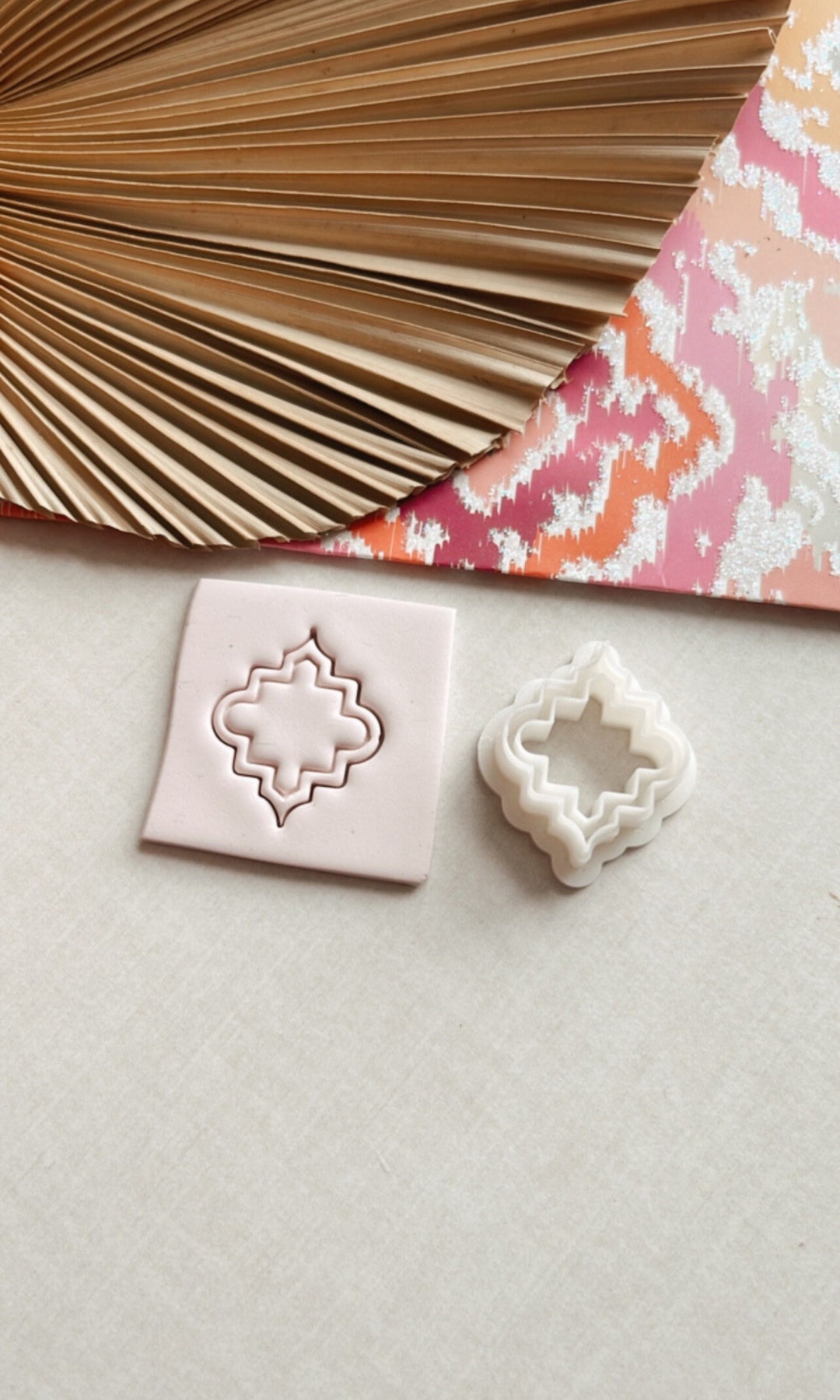Mini Spanish Tile Stud Shaped Polymer Clay Cutter | Polymer Clay Stud ...