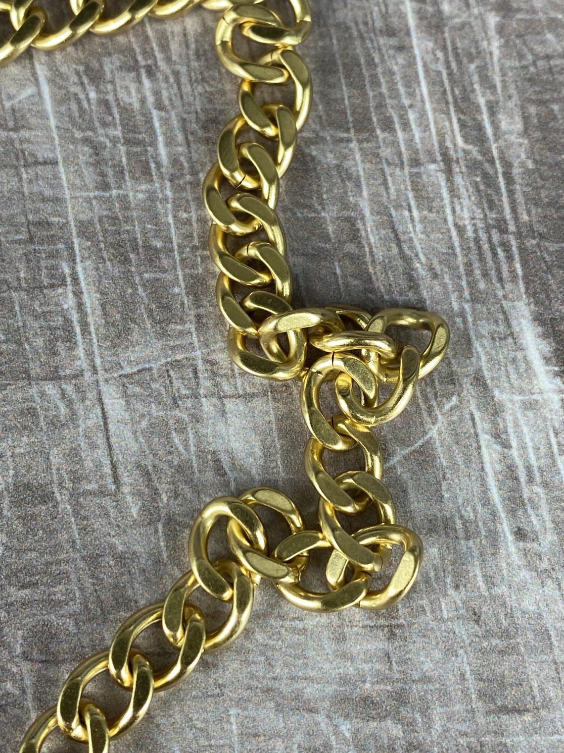 Versace Gold Curb Chain Medusa Charming Pendant Necklace - Etsy