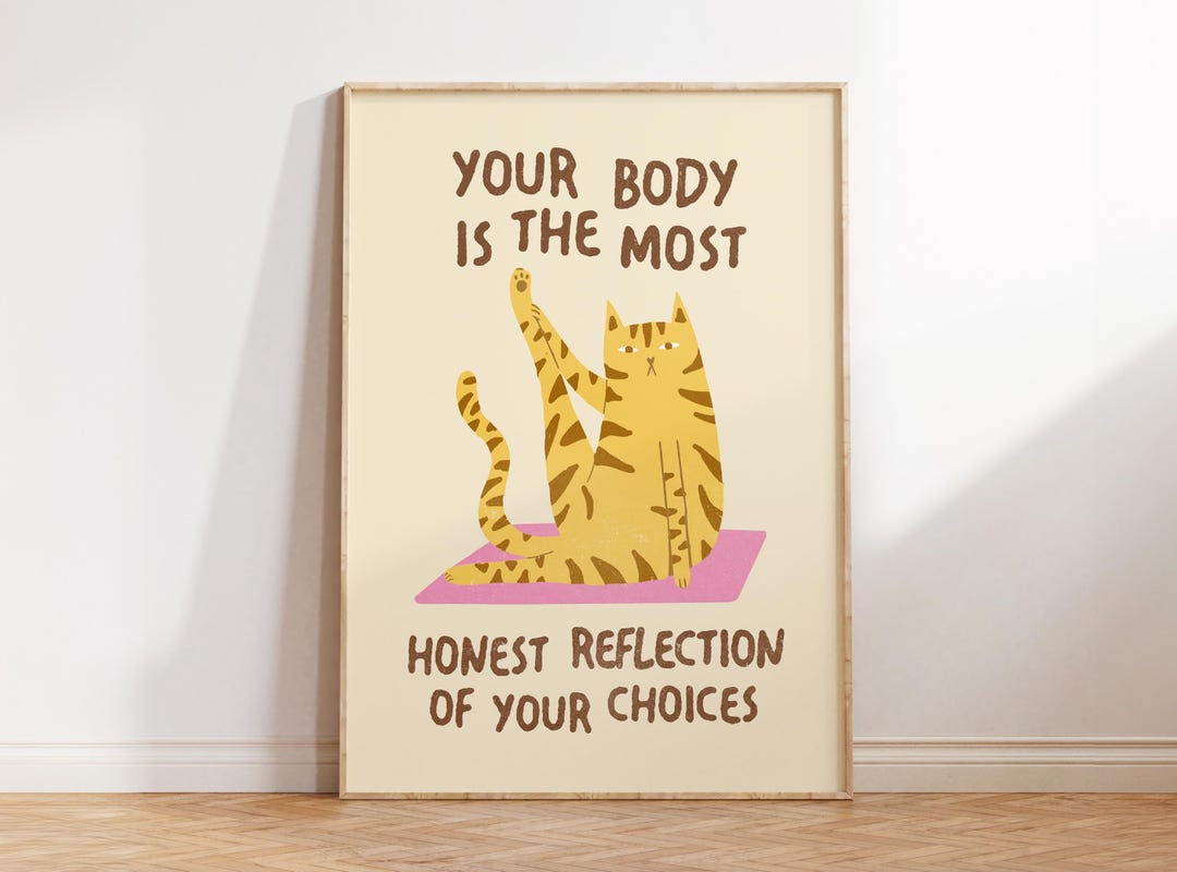 Your Body is the Most Honest Reflection of Your Choices, Fitness Wall ...