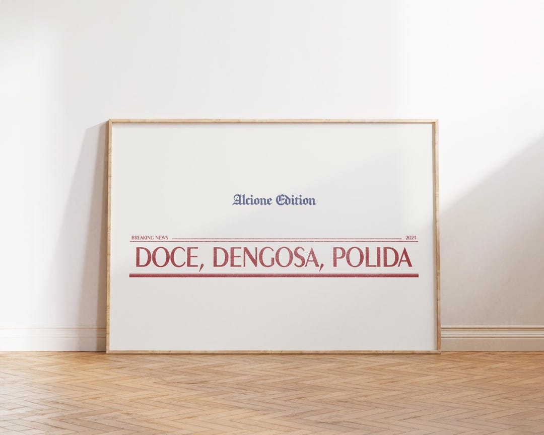 Doce Dengosa Polida, Portugese Wall Decor, Retro Apartment Decor ...
