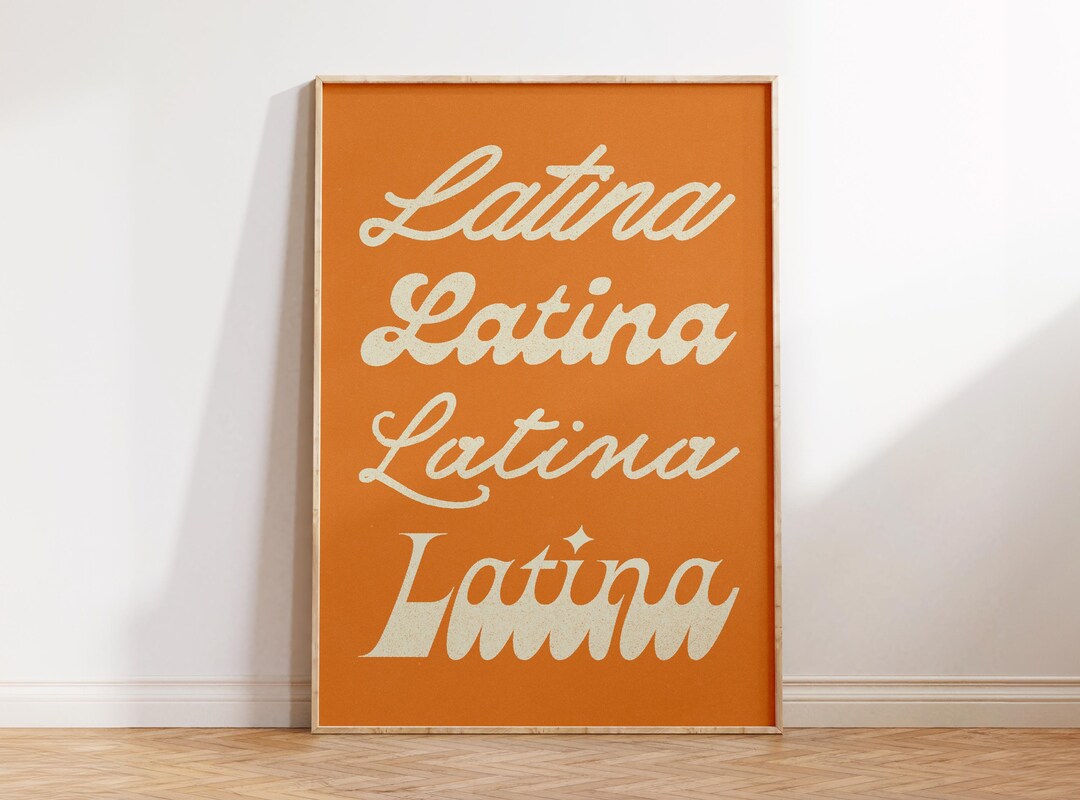 Aesthetic Latina Print, Mexican Wall Decor, Retro Apartment Decor ...