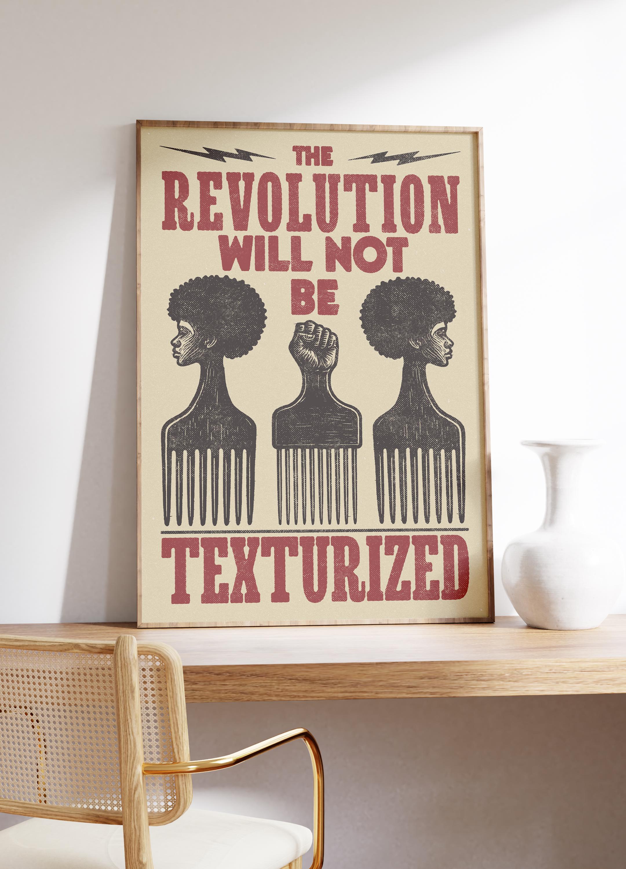 Black Hair Poster, Afro Pick Print, African American Wall Art, Modern ...