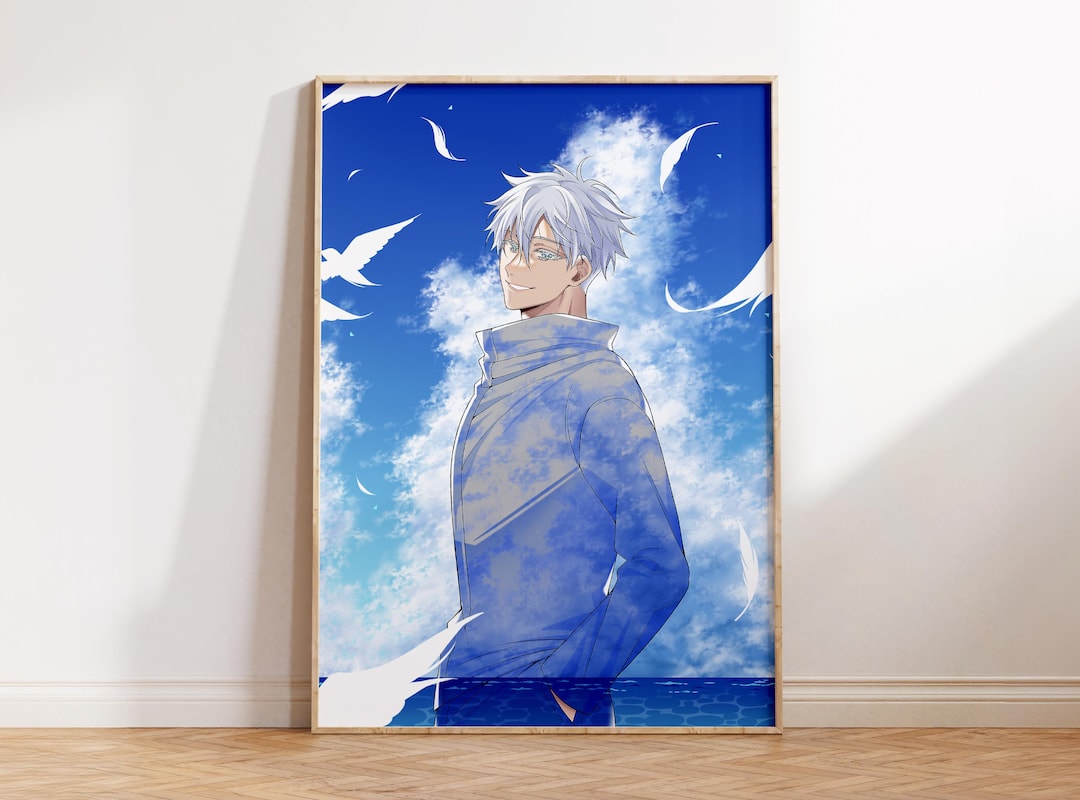Jujutsu Kaisen Poster, Satoru Gojo Art, Anime Wall Art, Aesthetic Manga ...