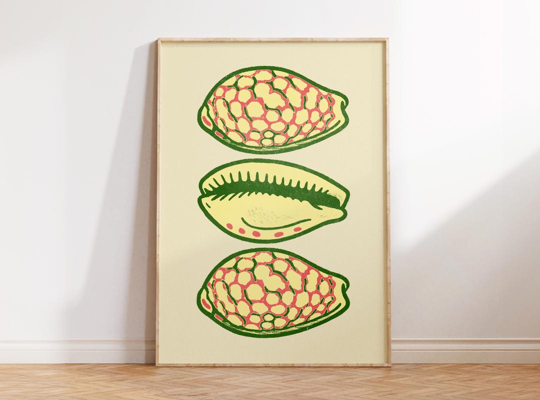 Cowrie Shells Poster, African American Wall Art, Modern Black Art, Afro ...