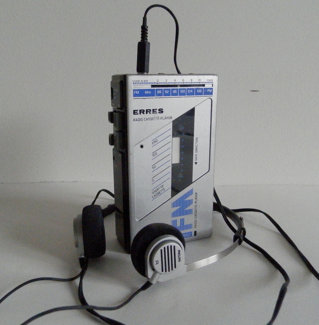 Rare Vintage Walkman Erres/philips TR-6662 'streetmachine' 1983 With ...